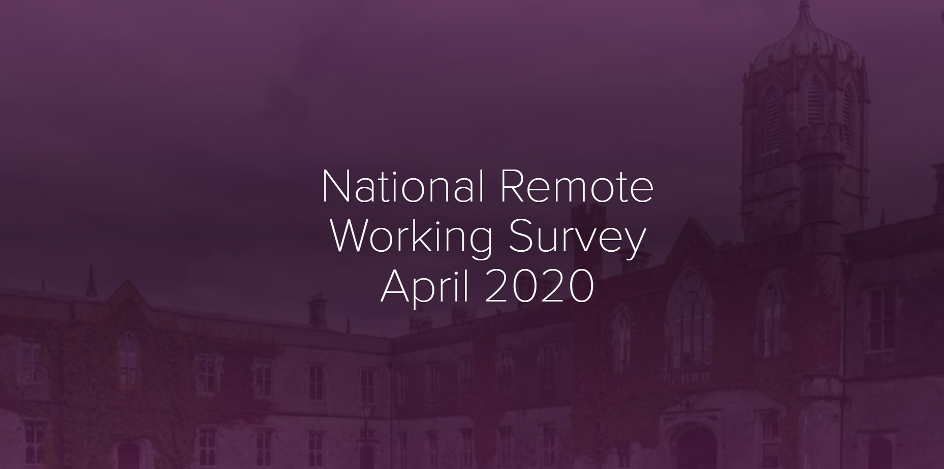 National Remote Working Surveys