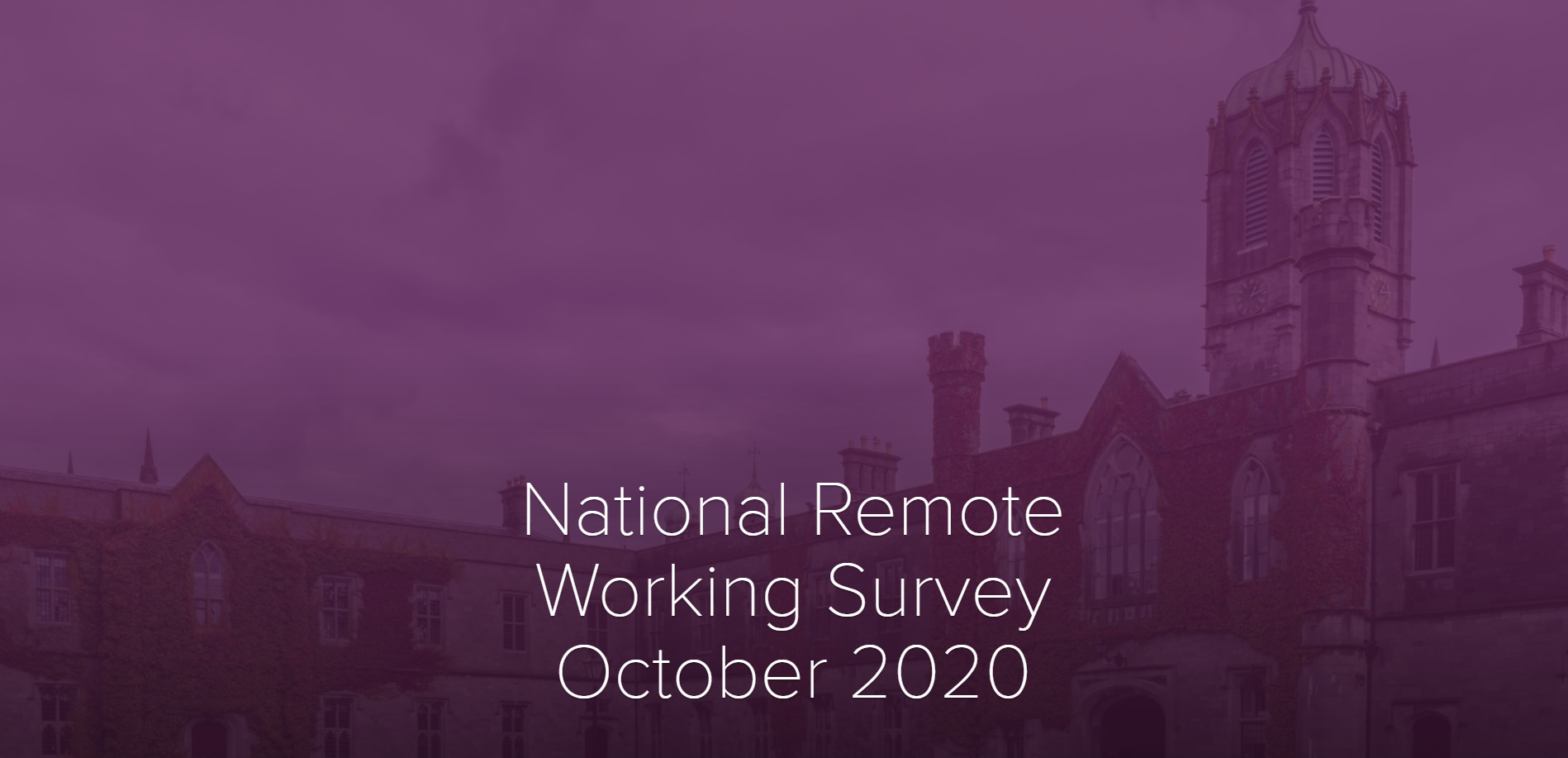 National Remote Working Surveys